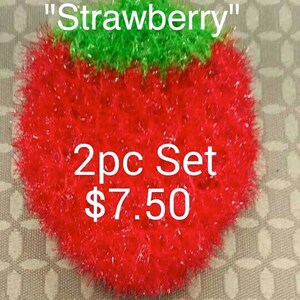 2-pc Set / Dish Scrubbies Eco-friendly Fruit Scrubber - Etsy