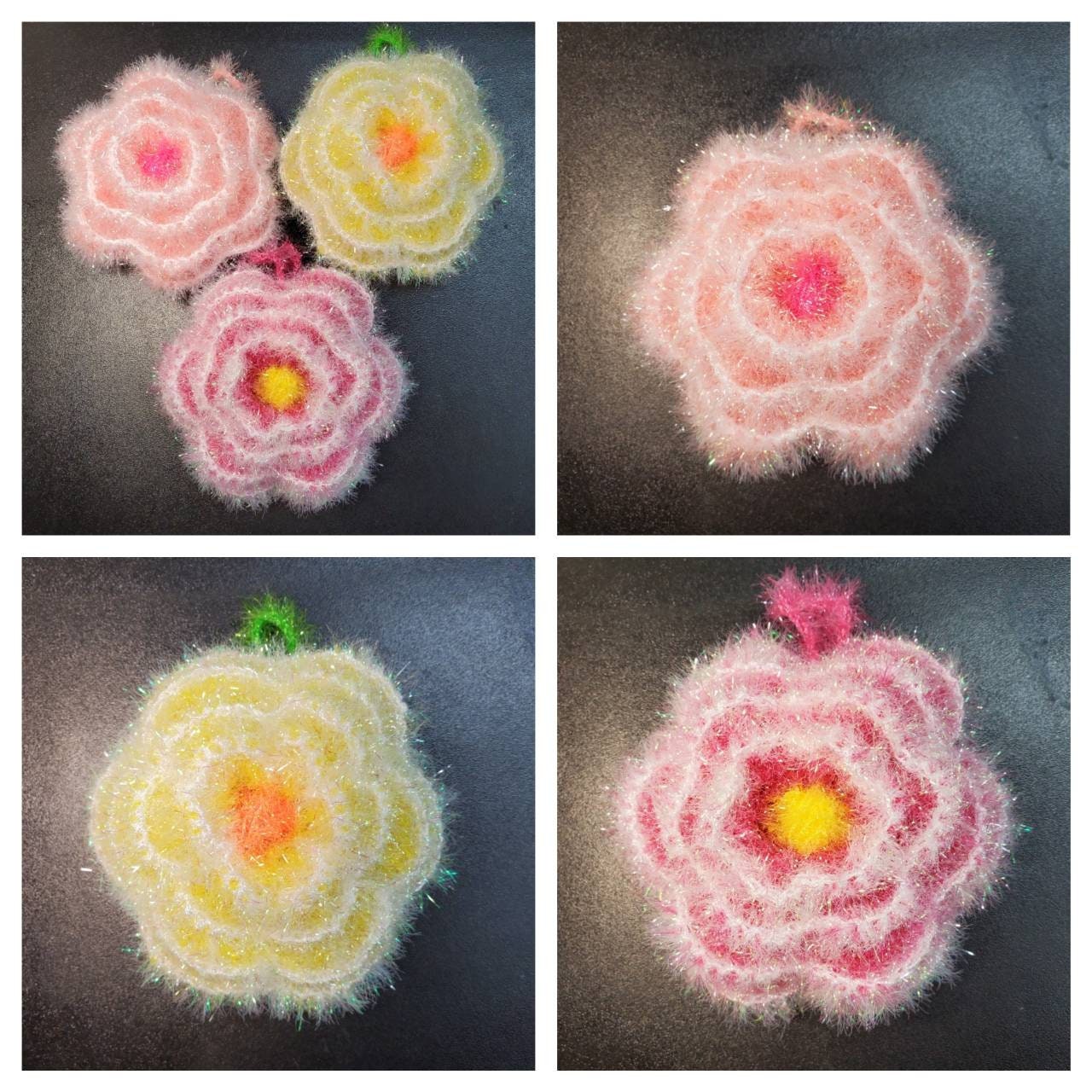 3-pc Set / Dish Scrubbies, Eco-friendly Fruit Scrubber, Scrubby ...