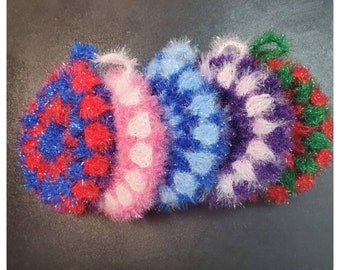 3-pc Set / Dish Scrubbies, Eco-friendly Fruit Scrubber, Scrubby ...