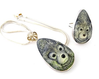 Dog Face Ring - Etsy