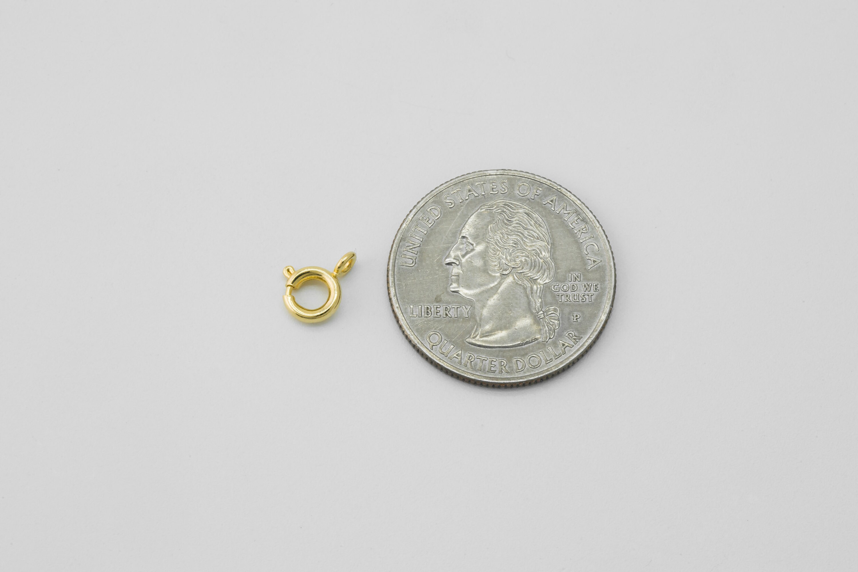 6mm Spring Clasp W/ Close Loop Brass Nickel Free Spring | Etsy