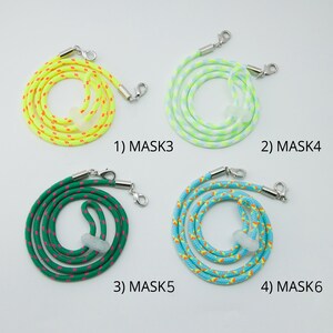 Face Mask String Ties, Mask Chain, Mask Hanger, Mask Necklace, Mask ...