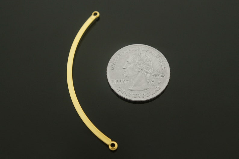 Curved Stick Connector, Nickel Free, Y6-P5, 1 Piece, 60x17mm, 2mm Thick ...