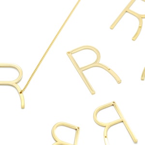 Large Initial Pendant, Alphabet R, Nickel Free, AR-G12, 1 Piece ...