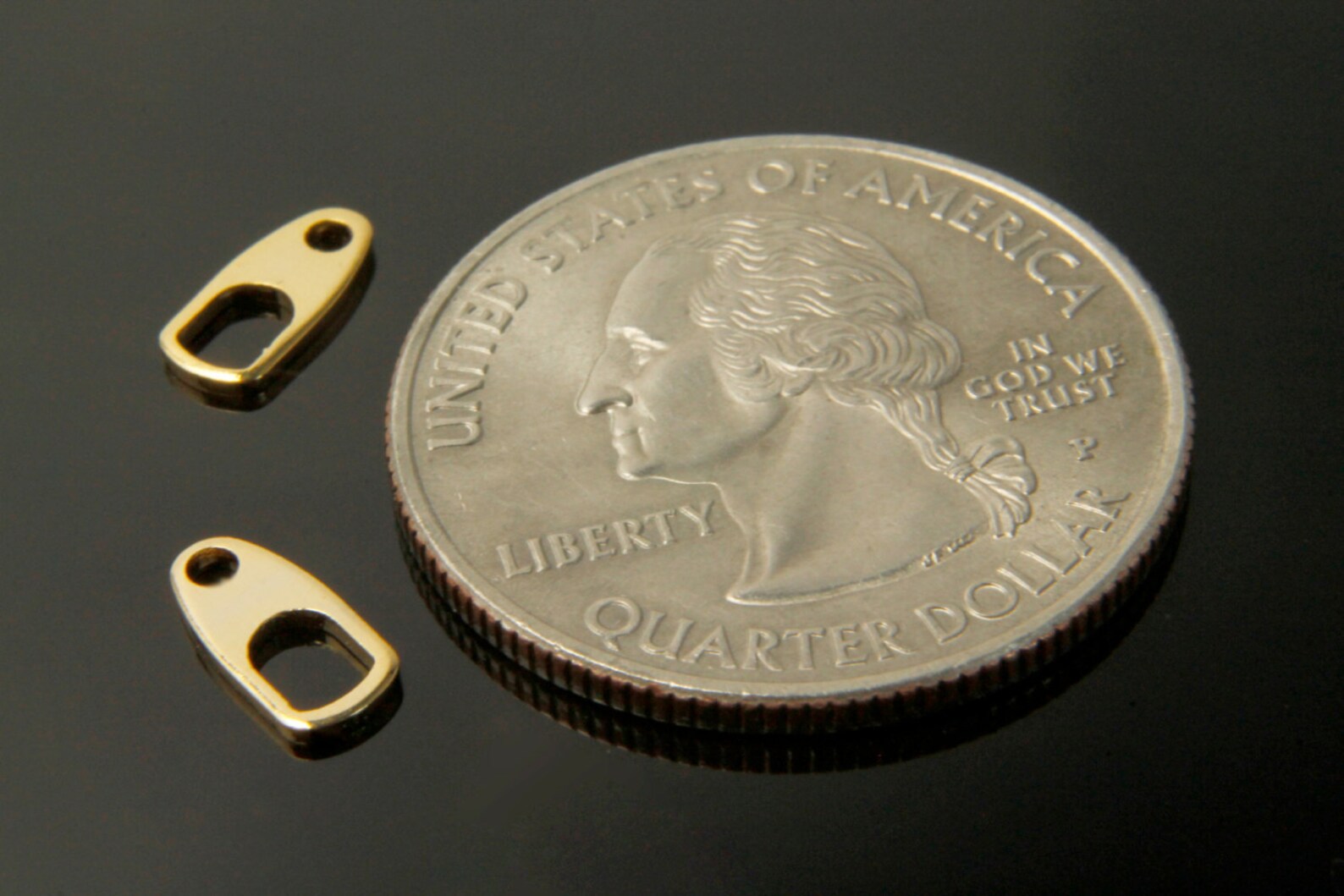 A Bar Clasp Bar 4x8.5mm 16K Gold Plated Brass Nickel Free | Etsy