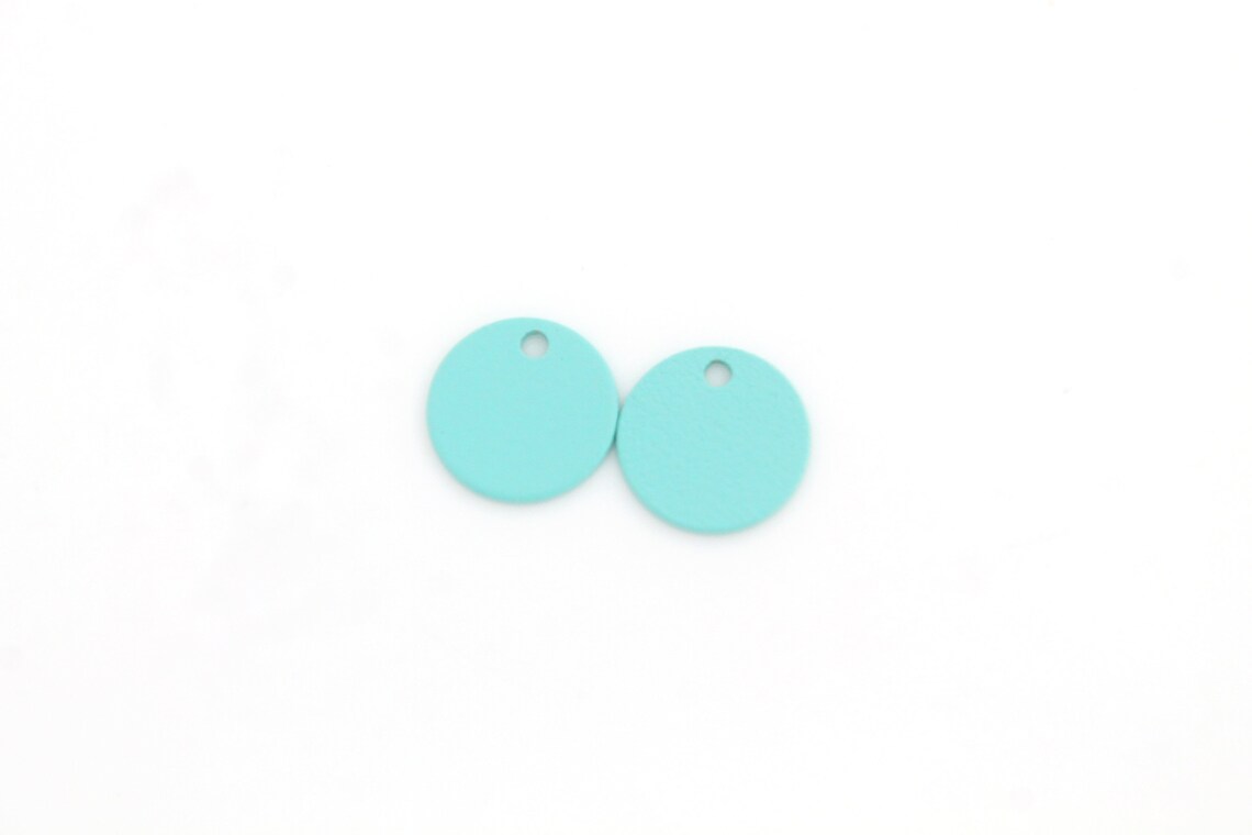 8mm Turquoise Coin Disc M14-R1 10pcs 8mm 0.5mm Thick 1 - Etsy