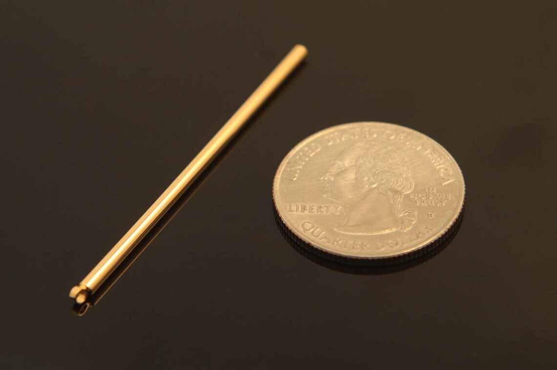 Round Stick S2-G4 Nickel Free 10pcs 52x2mm 1 Link 16K | Etsy