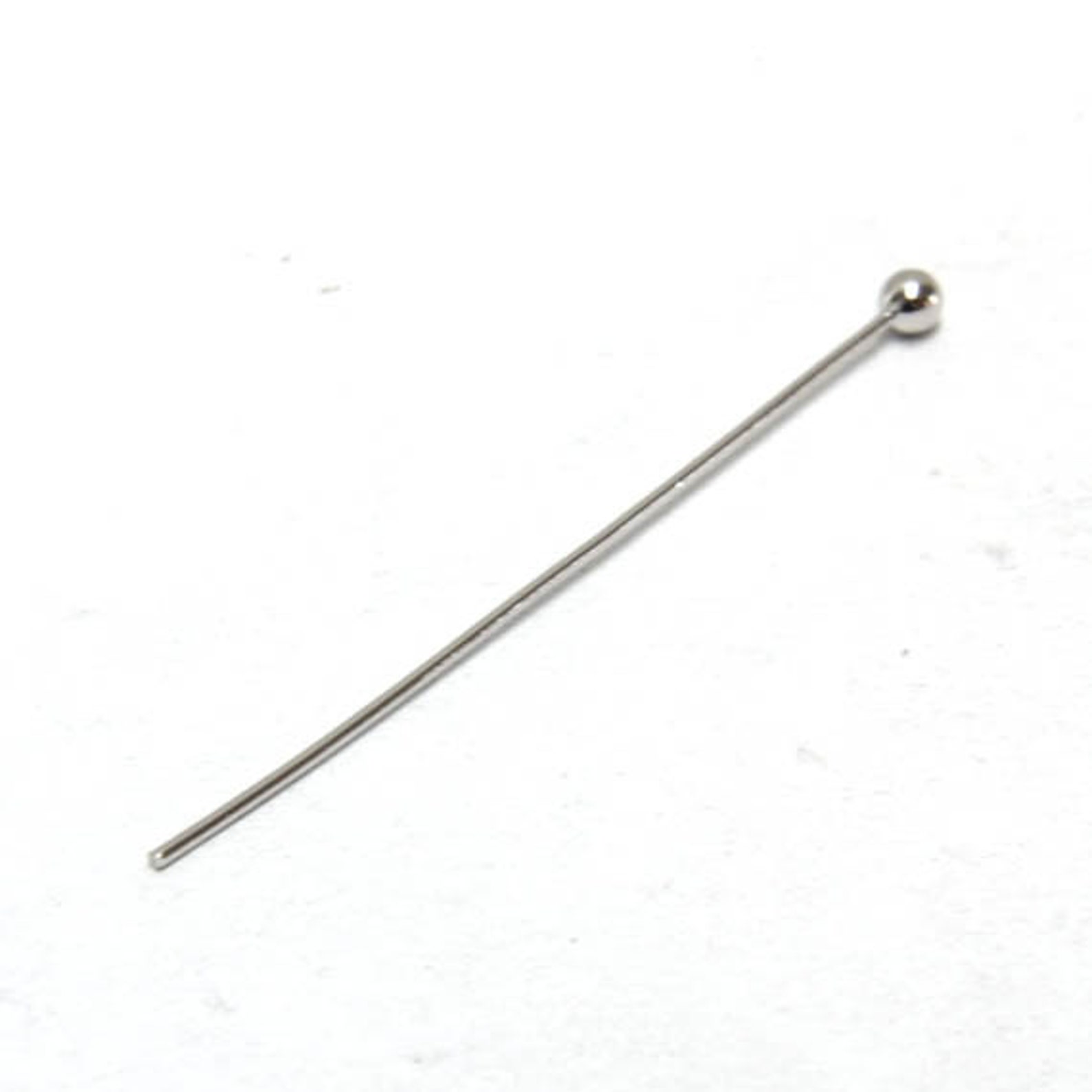 Ball Pin Ball Head Pin 0.5x32mm Original Rhodium Plated - Etsy Sweden
