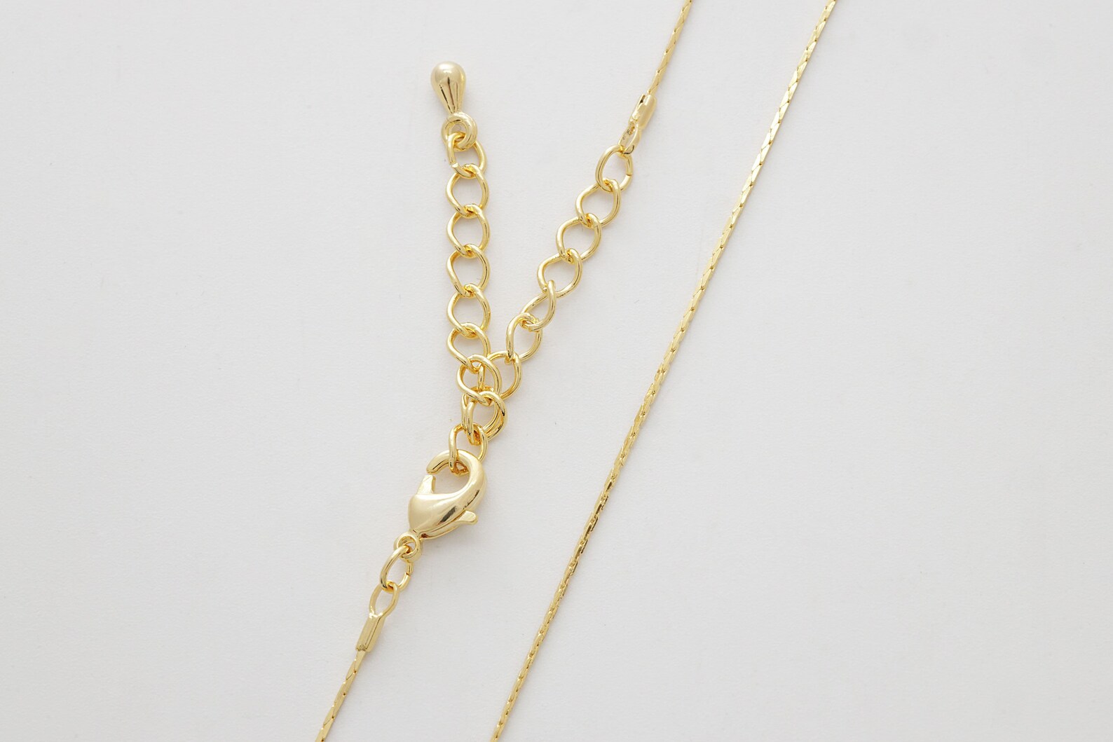 Ultra Thin Pre-made Snake Chain for Charms N0610-G1 Nickel - Etsy