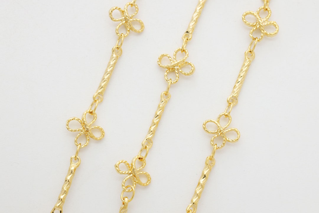 Chain BS283, CJ10-06, 1m, Design Chain, 16k Shiny Gold Plated Copper ...