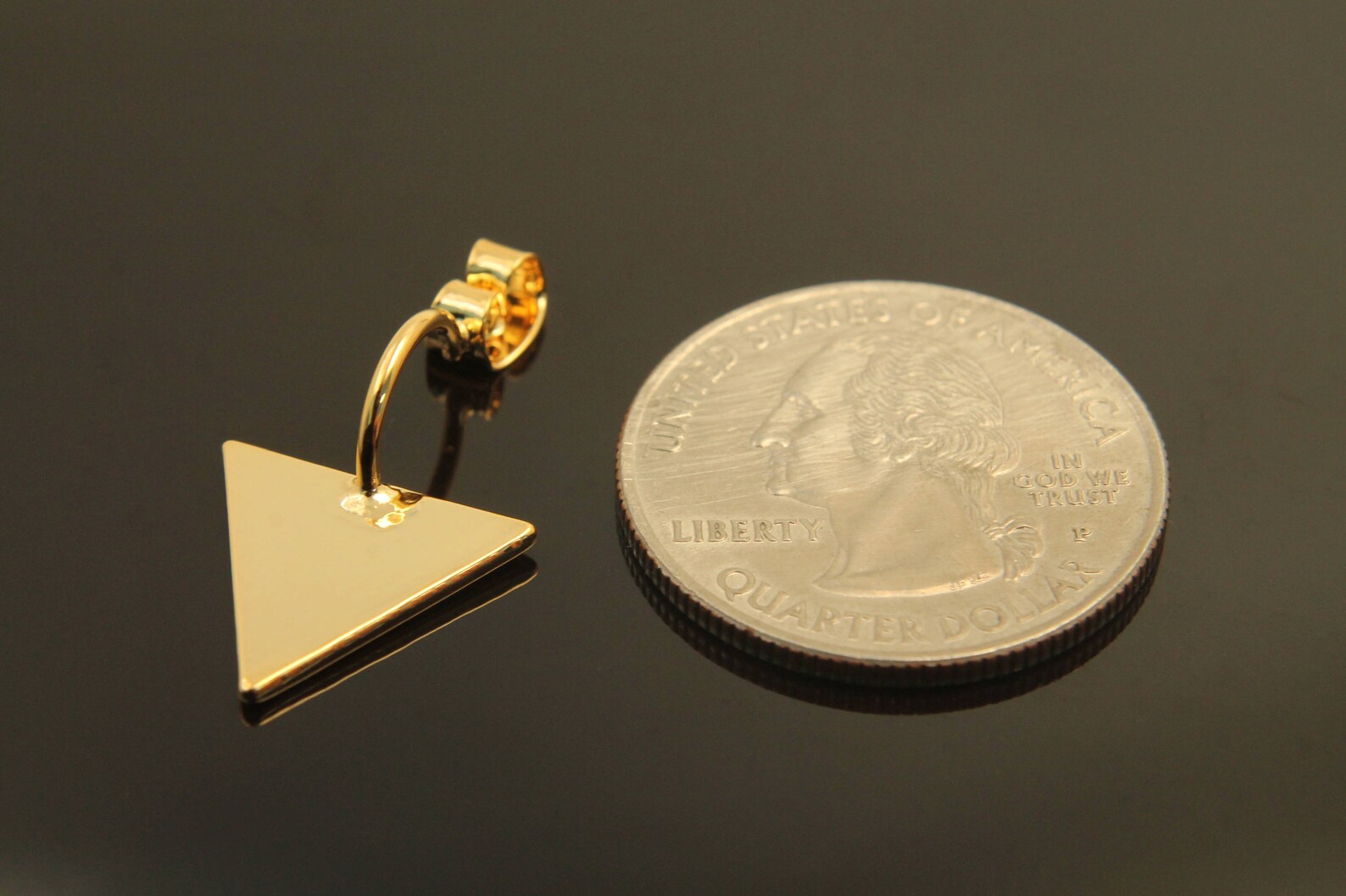 Triangle Back Stopper T20-P2 2 Pcs Triangle 13mm Total - Etsy