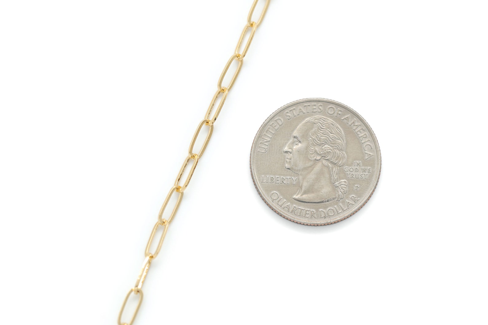 Rectangle Link Chain CJ45-05 1m Outer 8.5x3mm 16K Gold - Etsy