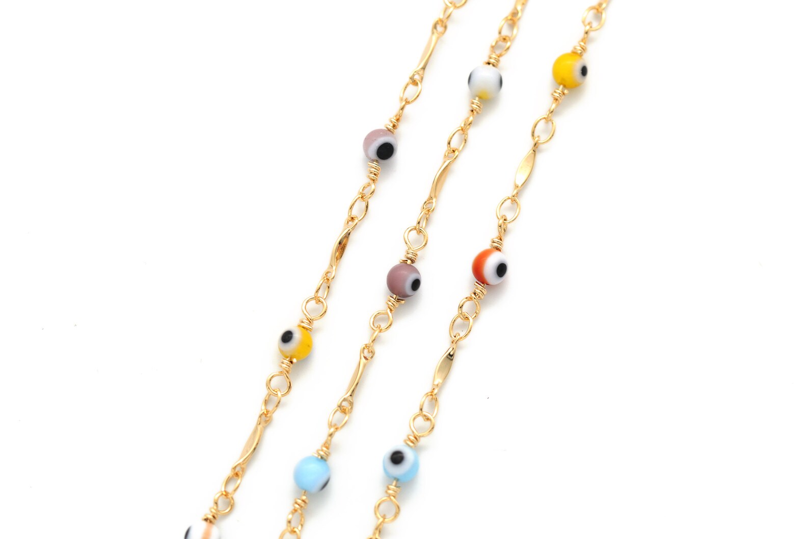 Acrylic Eye Ball Chain CJ46-10 1m Eye Ball Size 4mm 16K - Etsy