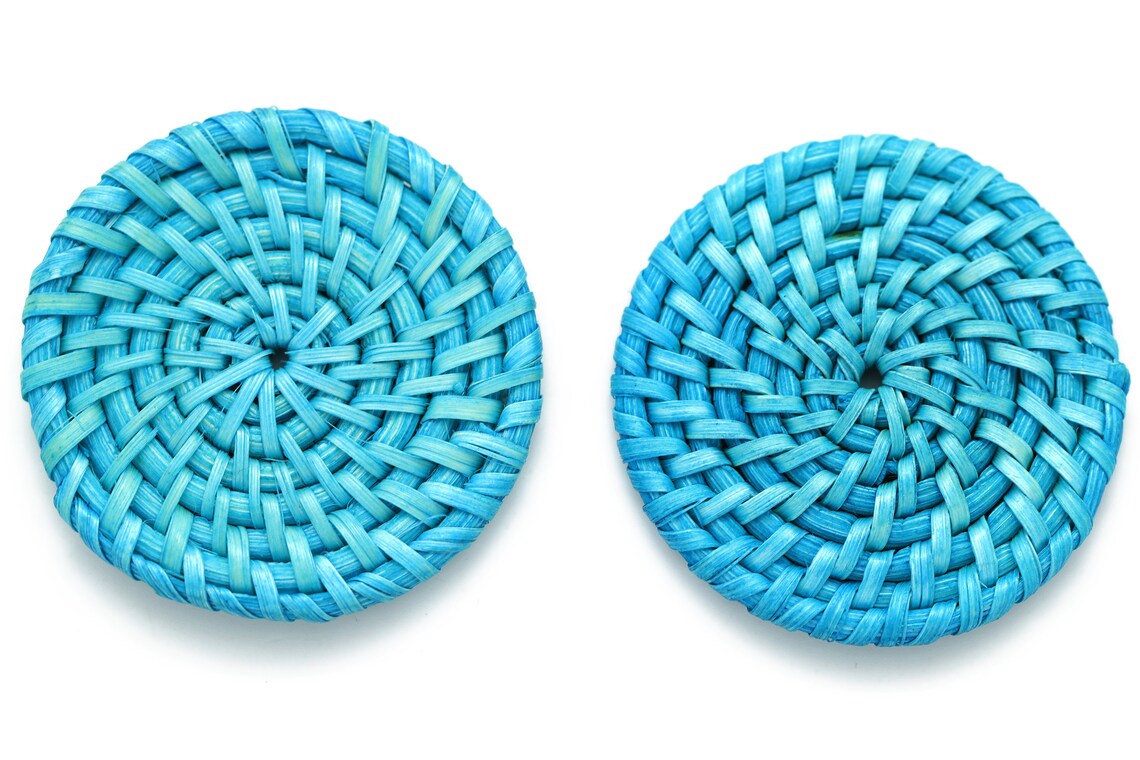 PENDANT ONLY Rattan Color Wood Big Round Pendant V1-P3 2 - Etsy