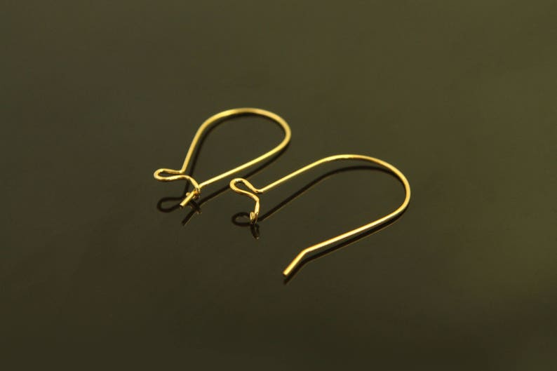 Kidney Earring Hook W/ Link L Nickel Free E7-G3 10 Pcs - Etsy