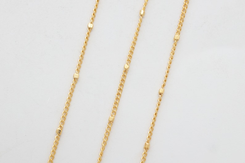 Decorative Dot Chain Nickel Free CJ28-08 1 Meter 16K Gold - Etsy