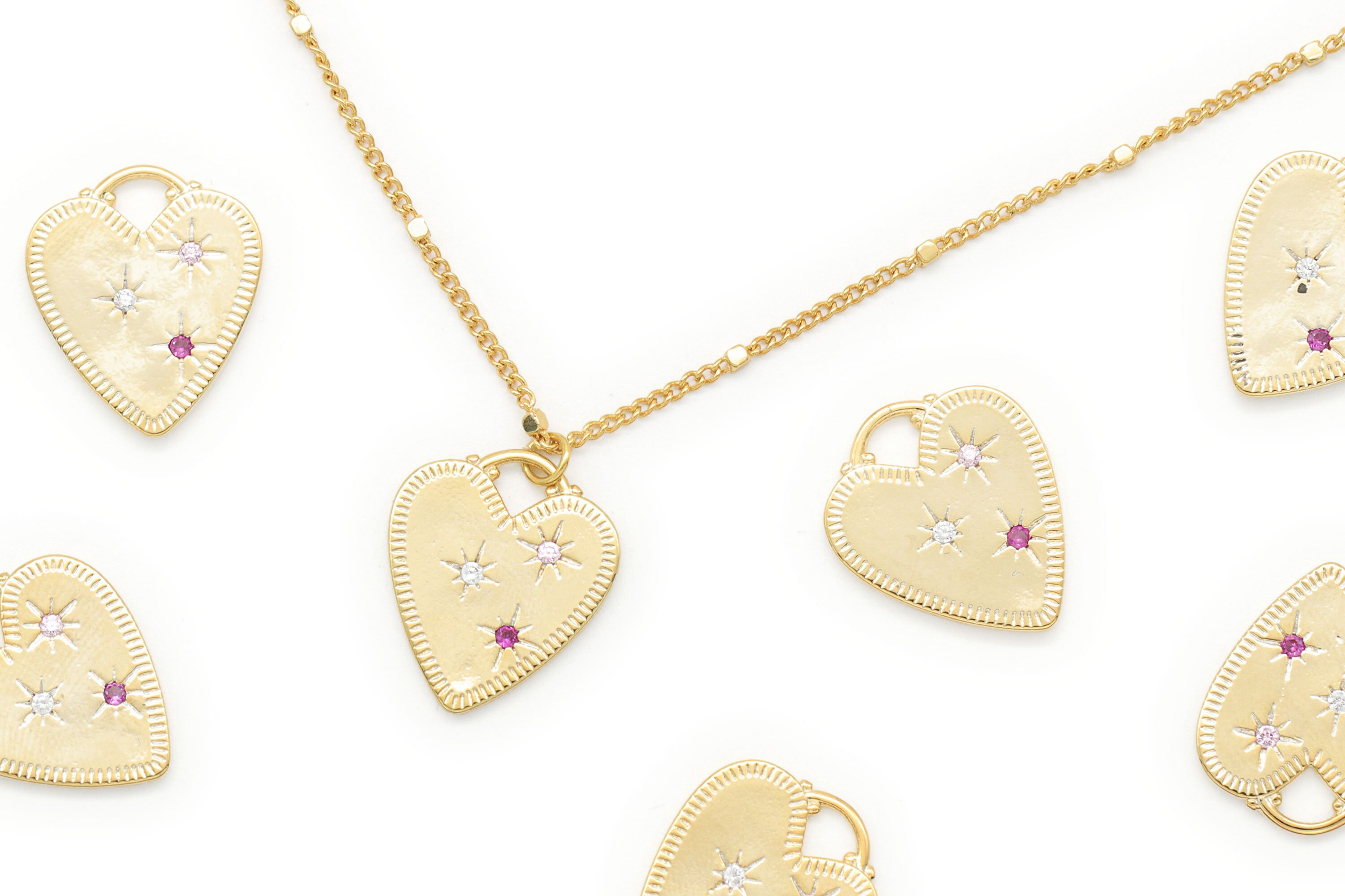 Cubic Heart Charm Q7-P9 1 Piece 18x15mm Including 3.2mm - Etsy