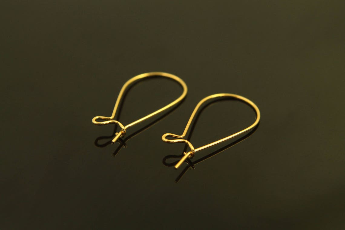 Kidney Earring Hook W/ Link L Nickel Free E7-G3 10 Pcs - Etsy