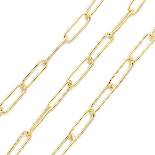 Small Cable Chain Nickel Free CJ41-09 1 Meter 15x5mm Link - Etsy