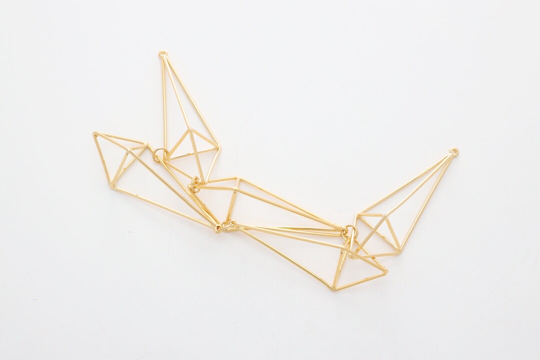 Mass Polygon Pendant, S53-P3, Nickel Free, 1 Piece, 5 Polygon Charms ...