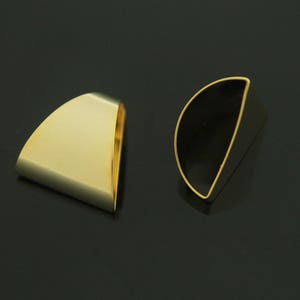 Half Circle Triangle Pipe Connector Nickel Free G21-G3 2 - Etsy