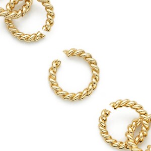 Fancy Ring Link Chain, CJ49-06, 1m, Ring 14mm, 16K Gold Plated Brass ...