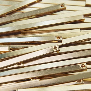 Stick Bar Charm, Nickel Free, A1-G2, 10pcs, 2x45mm, 1mm Thick, Stick ...