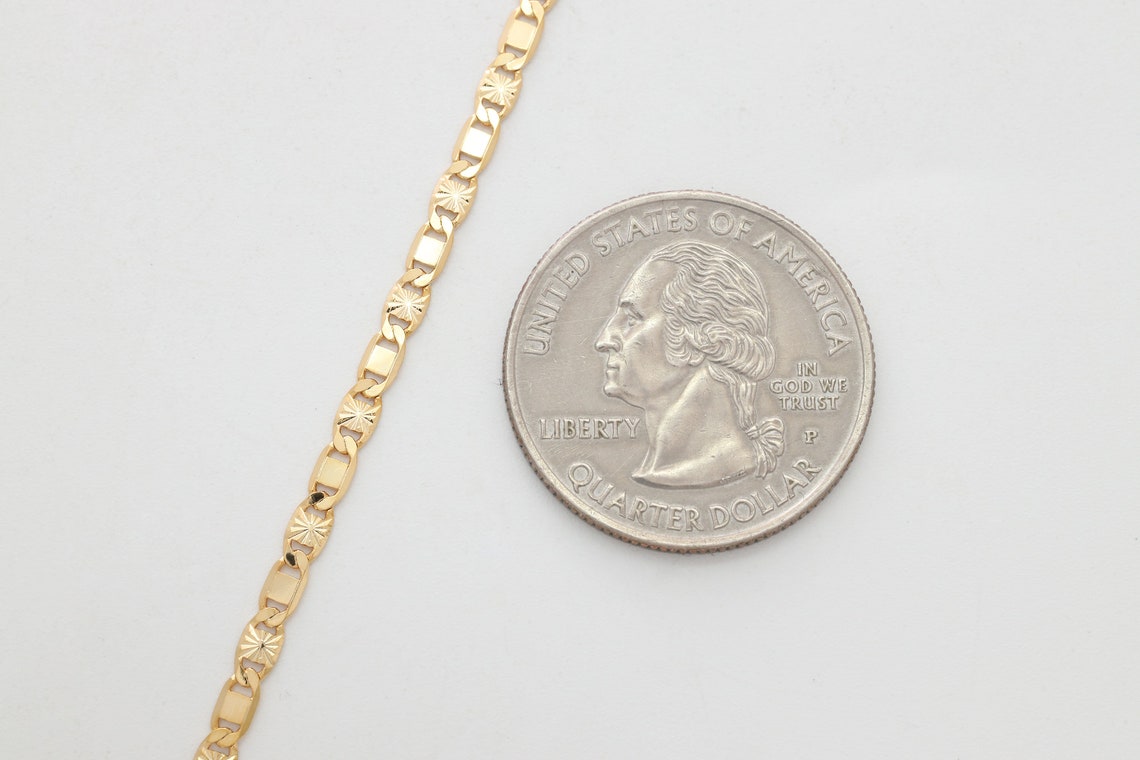 Decorative Chain Nickel Free CJ19-04 1m 3mm Wide 0.5mm | Etsy