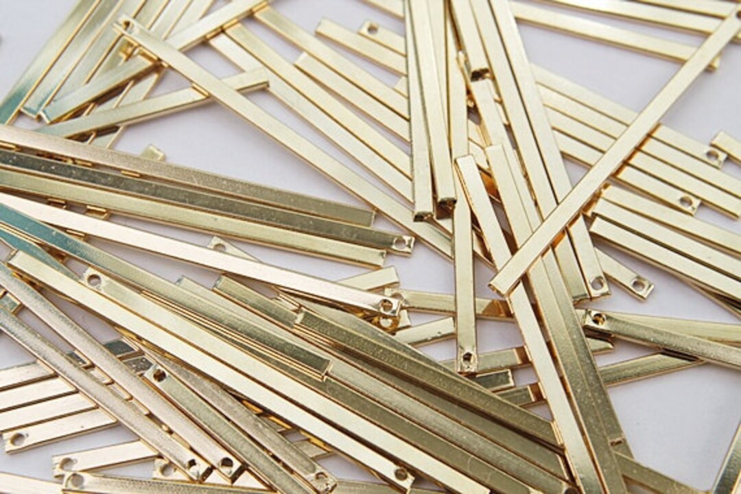 Stick Bar Charm, Nickel Free, A1-G2, 10pcs, 2x45mm, 1mm Thick, Stick ...