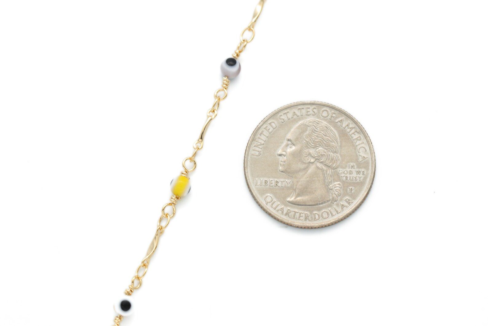 Acrylic Eye Ball Chain CJ46-10 1m Eye Ball Size 4mm 16K - Etsy