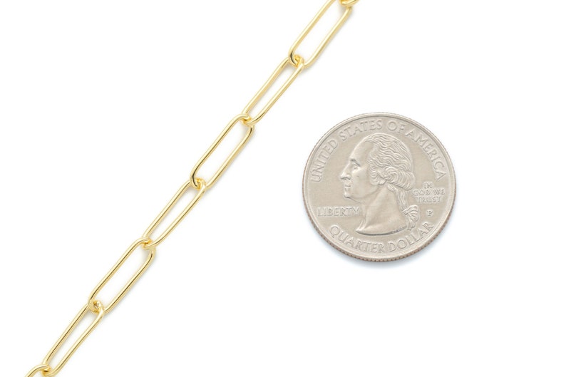 Small Cable Chain Nickel free CJ41-09 1 meter 15x5mm link | Etsy