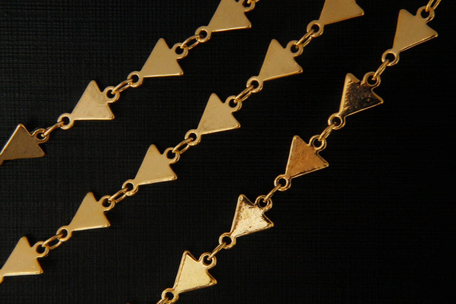 Geometric chain CJ14-03 1m Handmade chain 6.4x9.6mm | Etsy