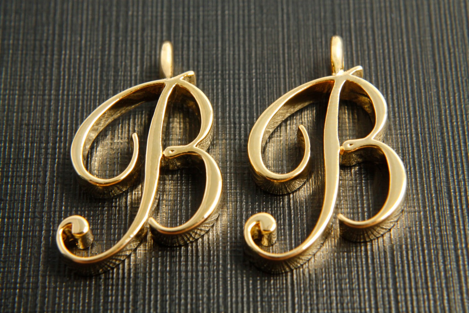 Alphabet B With Link Nickel Free AB-G8 2 Pcs 15.5x23.5mm - Etsy