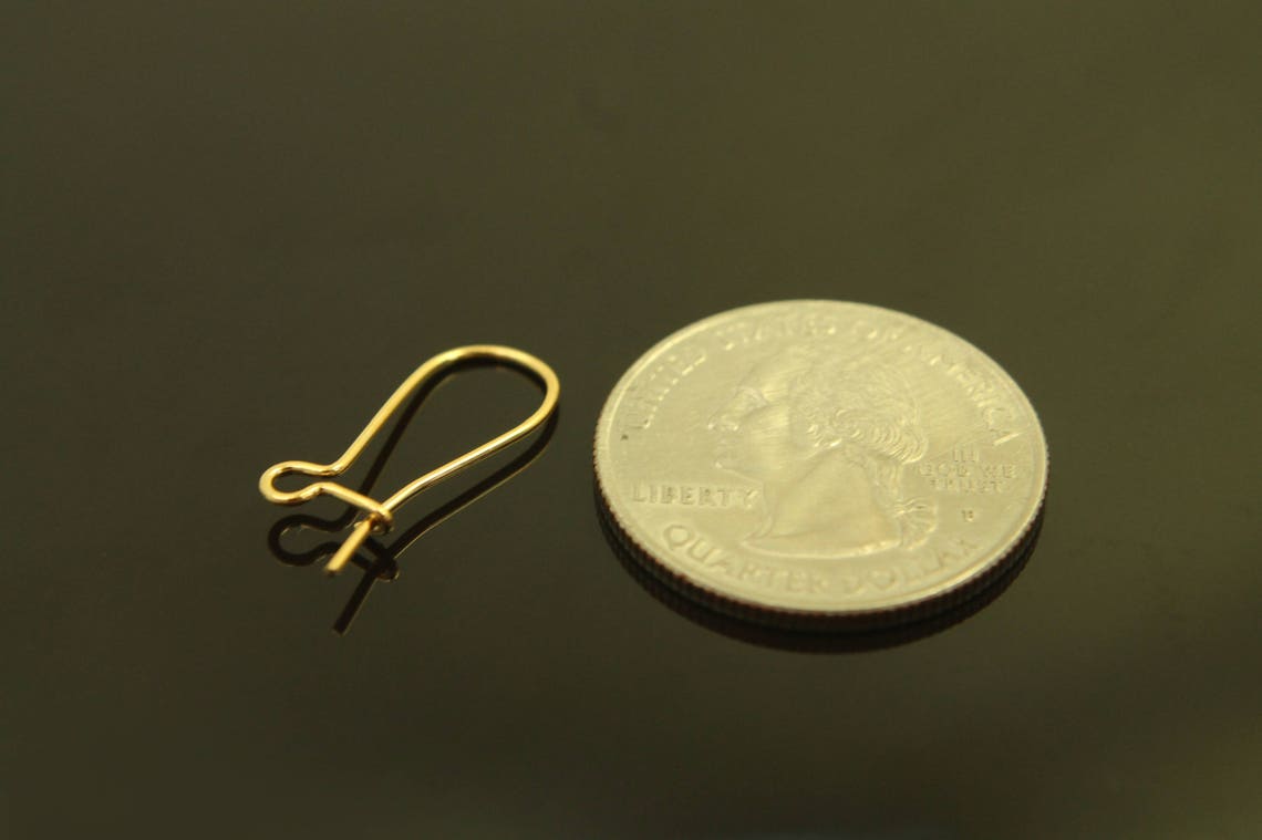 Kidney Earring Hook W/ Link S Nickel Free E7-G4 10 Pcs - Etsy