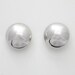 Bulging Half Ball Post W/ Link (L), Nickel Free, Diameter 15mm, Rhodium ...