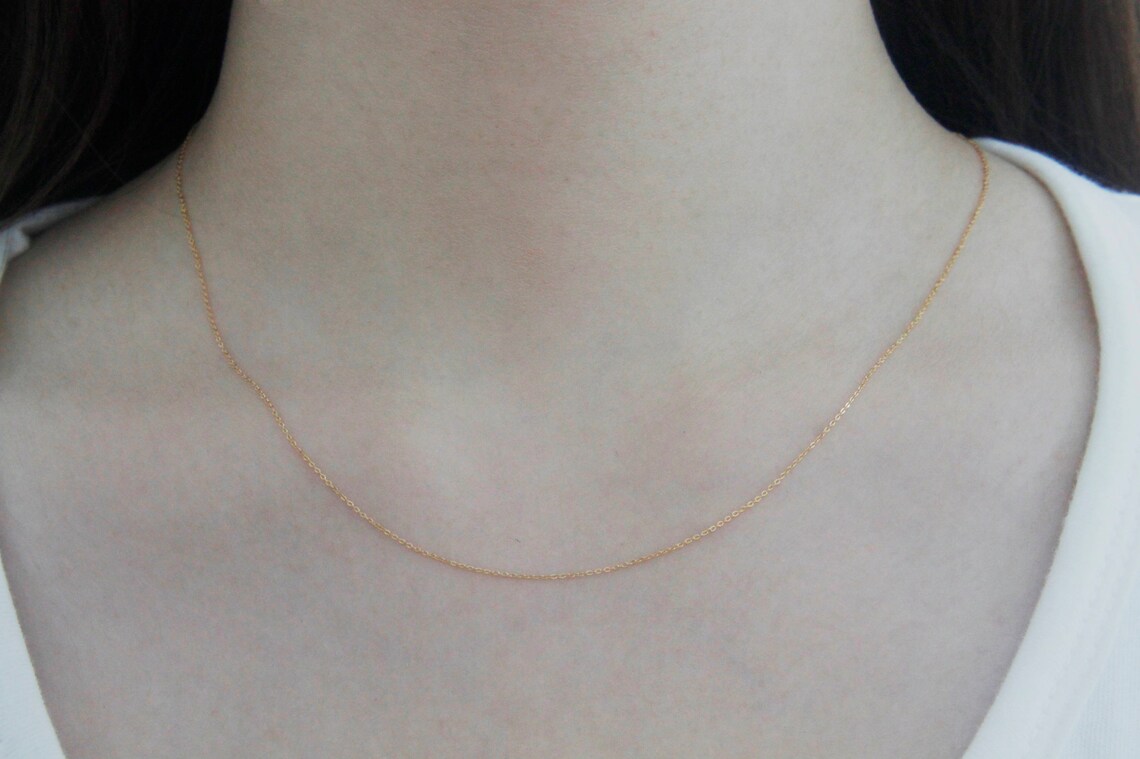 For Small Charm Thinnest Ever Cable Chain Necklace Making - Etsy