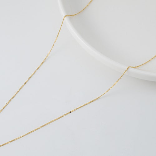 Thin Snake Chain Necklace 17 2 Extender - Etsy