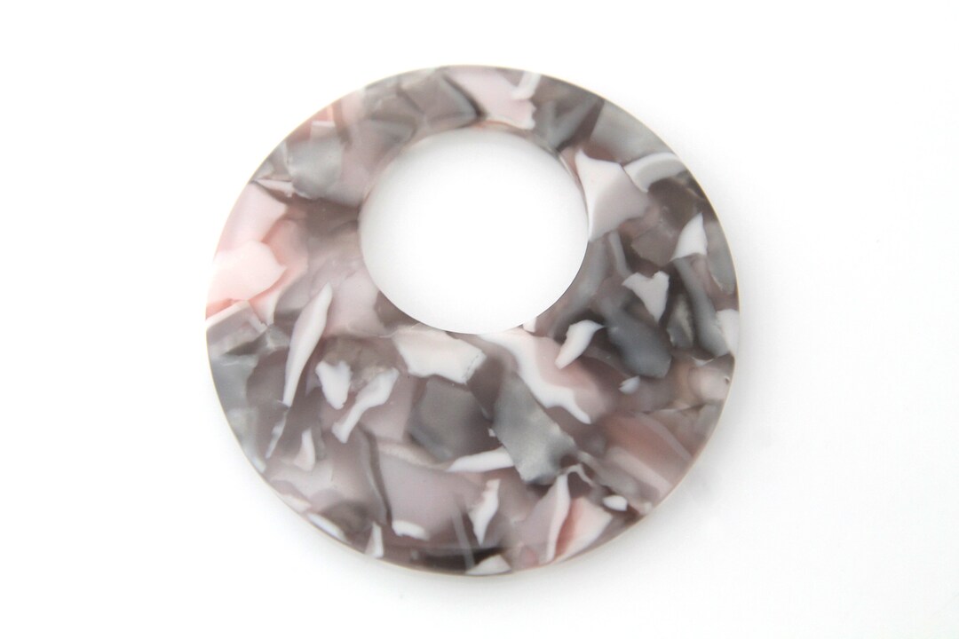 Acetate Celluloid Ring Charm, M10-G3, 1 Piece, Outer 35mm, Inner 15mm ...