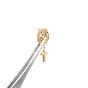 Rosary W/ Dangling Cross Pendant, Q5-G2, 2 Pcs, Nickel Free, 16K Gold ...