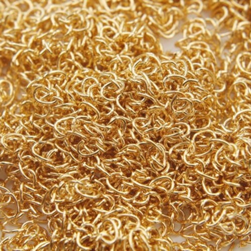 Hammered Dot Cable Chain CJ43-02 Nickel Free 1 Meter 16K | Etsy