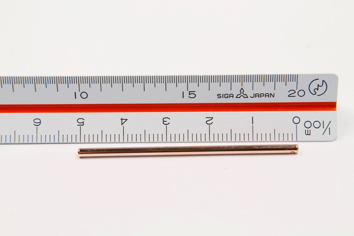 Stick S1-P3 10 Pcs 50x2mm Round of Sticks W/ 1 Hole in One | Etsy