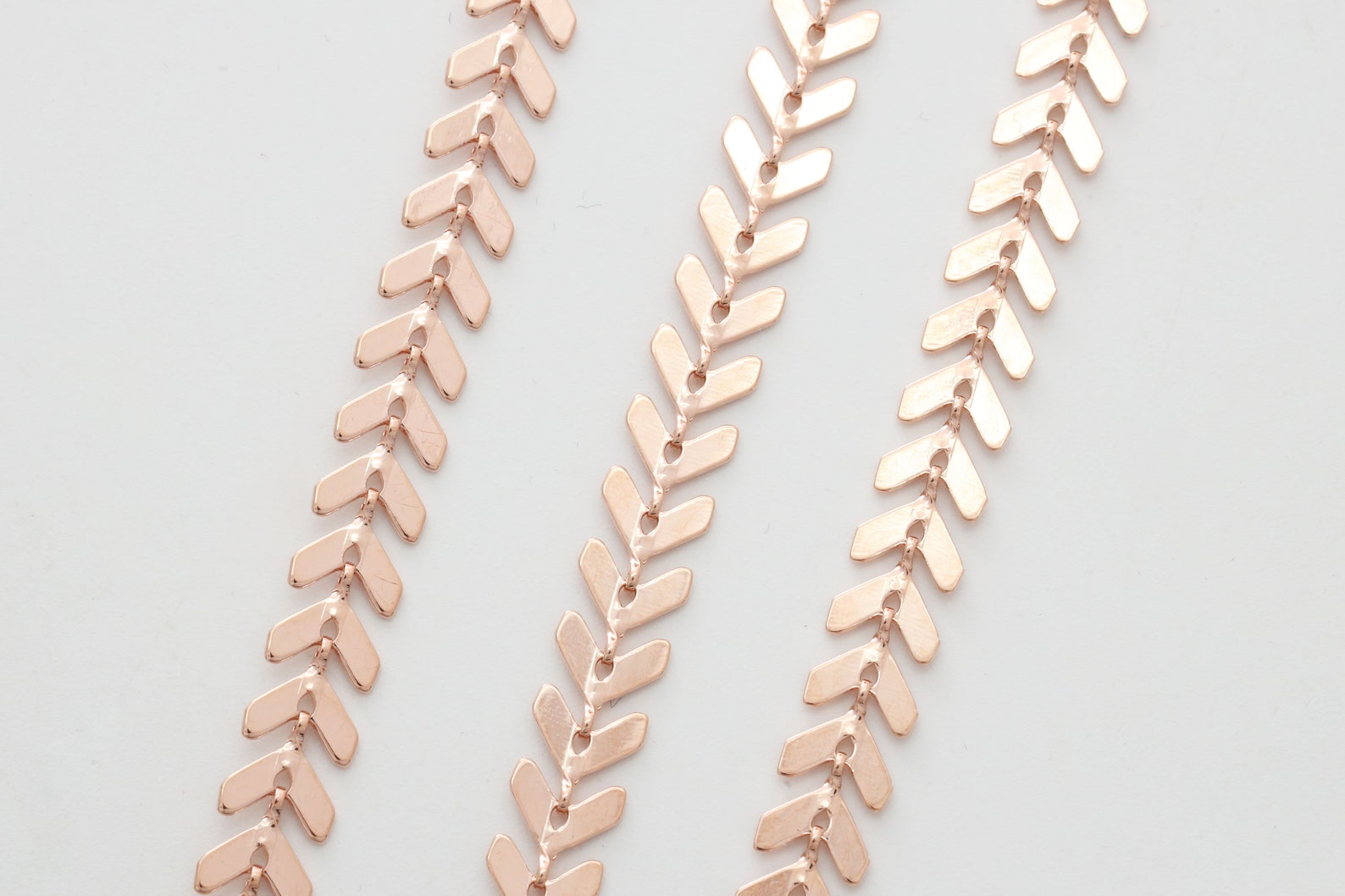 1 Meter Fishbone Chain CJ33-08 Arrow Chain Brass Chain - Etsy