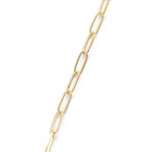 Rectangle Link Chain, CJ45-05, 1m, Outer 8.5x3mm, 16K Gold Plated ...