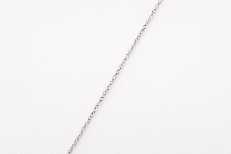 Chain 220S Nickel Free CJ03-02 10m Chain Rhodium Plated | Etsy