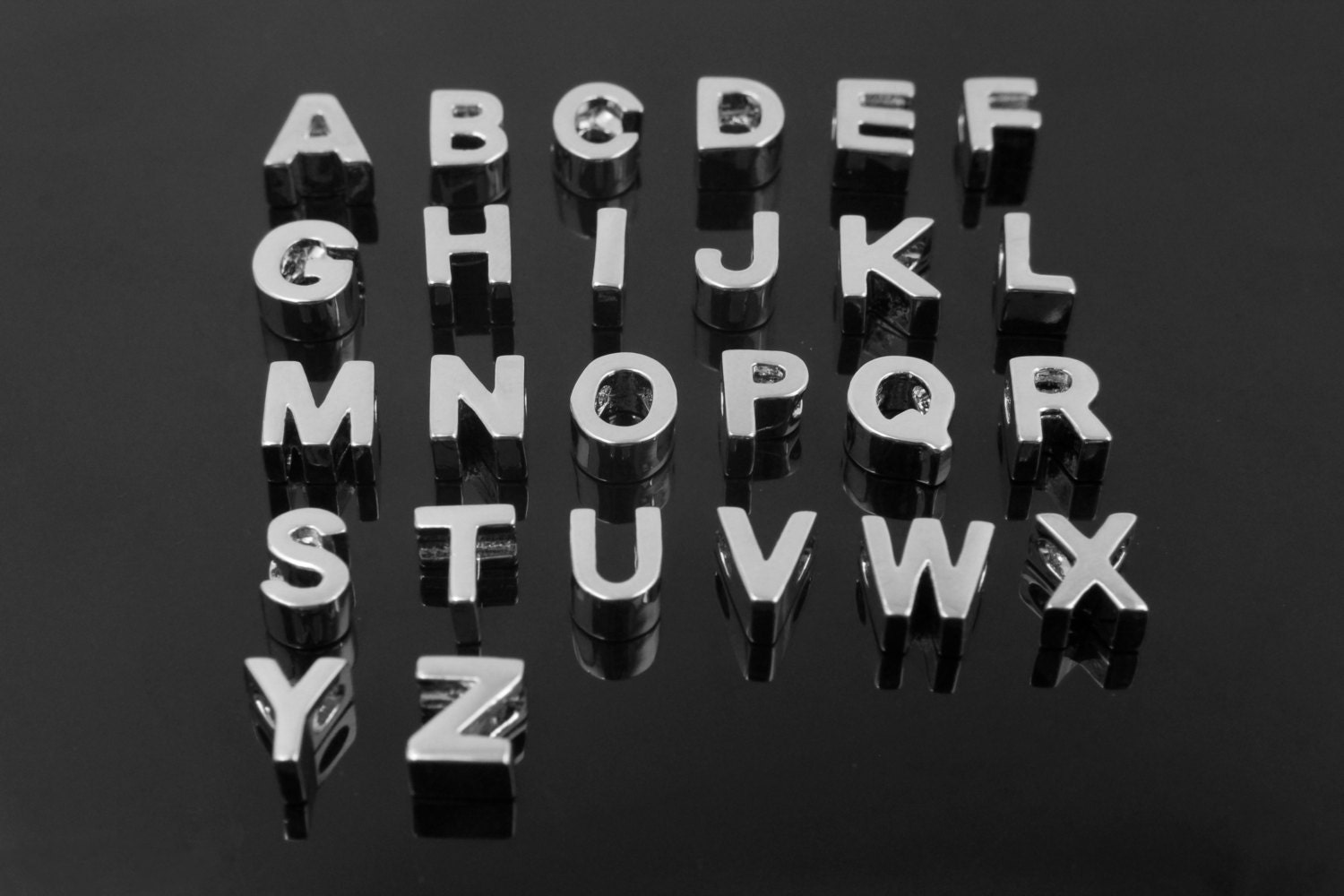 Alphabet A-Z full set A2Z-R6 26 pcs Hole size 1.8x3.0mm | Etsy