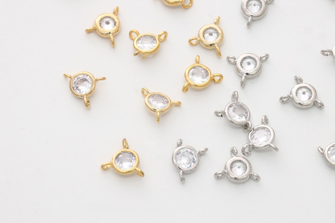 Y Cubic Connector, Brass, Cubic Zirconia, Nickel Free, Jewelry Making ...