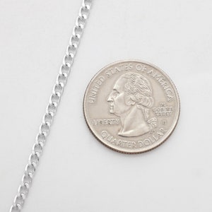 Aluminium Chain, Nickel Free, CJ29-01R, 1m, Chain With Rhodium Coated ...