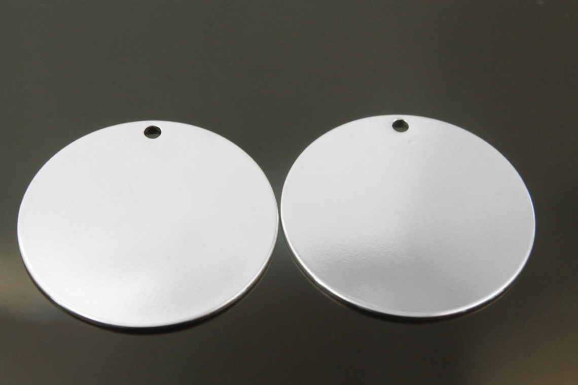Coin Disc B15-R2 2 Pcs 30mm 1mm Thick Nickel Free - Etsy