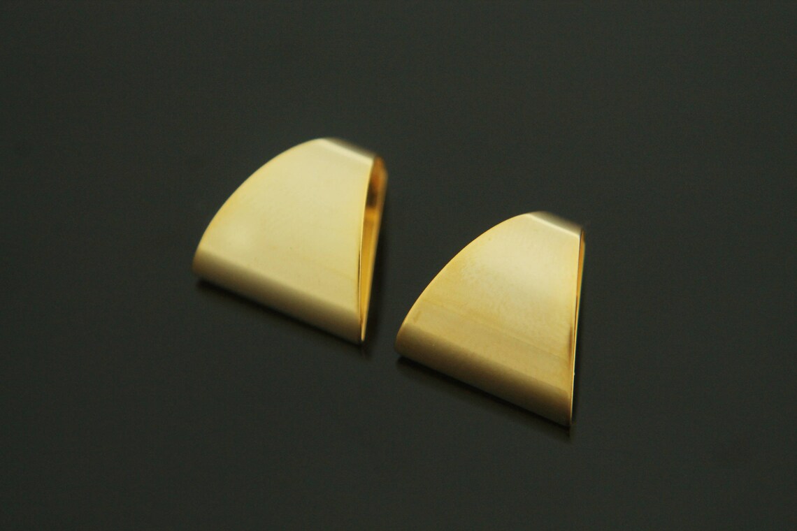 Half Circle Triangle Pipe Connector Nickel Free G21-G3 2 | Etsy