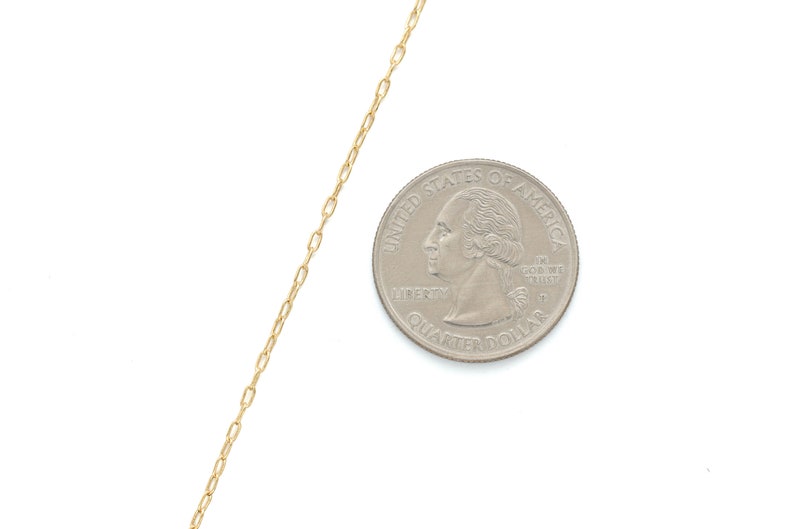 Tiny Oval Link Chain CJ48-02 1m Oval Link 3x1.5mm 16K Gold - Etsy